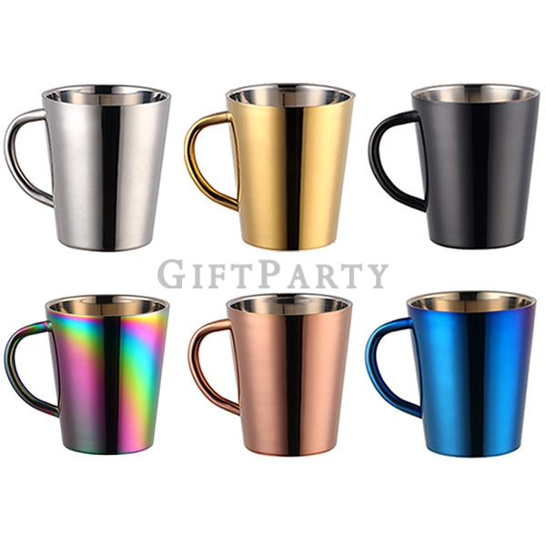Custom Logo Double Wall Stainless Steel Drinking Cup, Stainless Steel ...