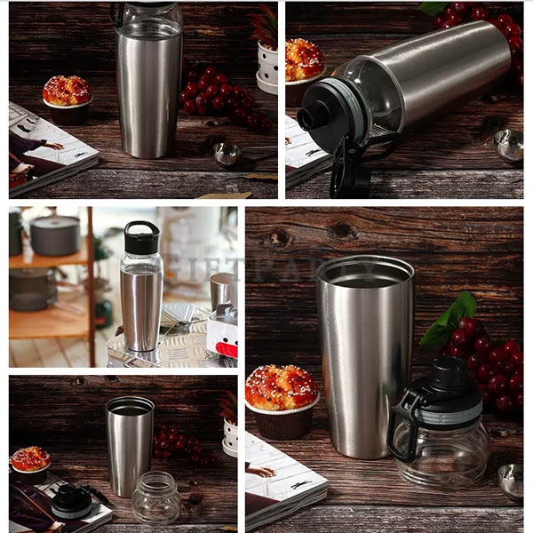 Stainless steel water bottle 20oz∣Promotional products ∣GIFTPARTYCustomized Corporate Gifts ...