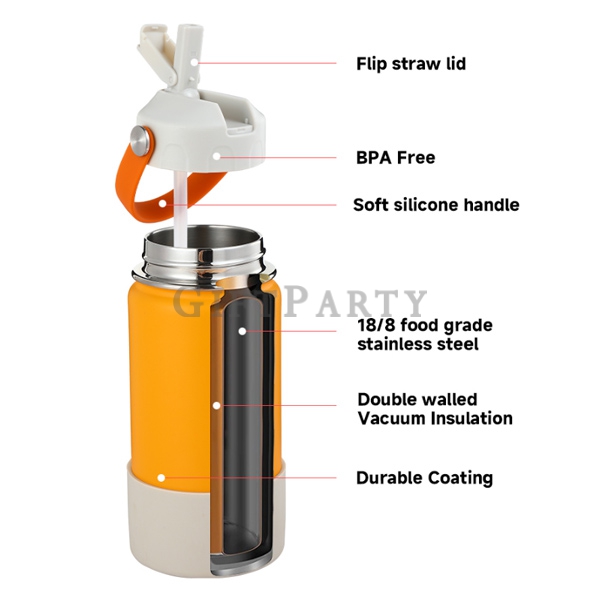 Brand gifts OEM ∣ BPA Free 14oz 304 SUS Water Bottle | Advertising Gifts ∣ Custom Promotional ...