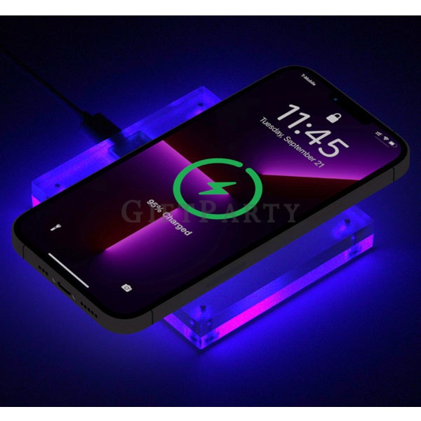 15W transparent acrylic wireless charging pad | Promotional Products ...