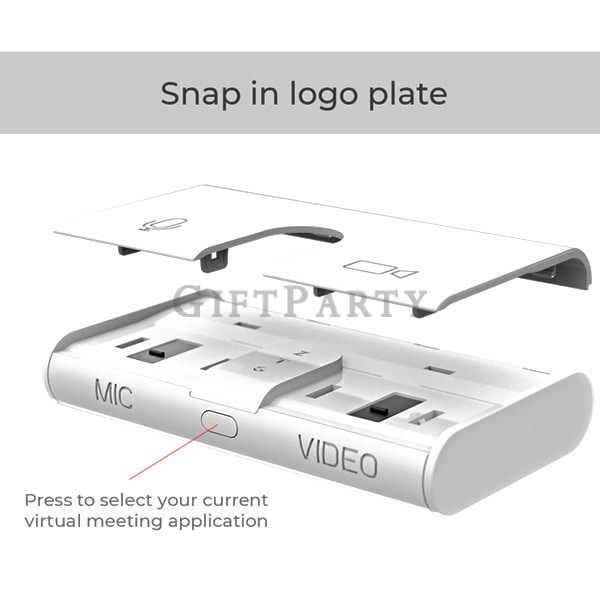 Business gifts OEM ∣ Mic and Video Hardware Mute Button – Zoom, Teams ...