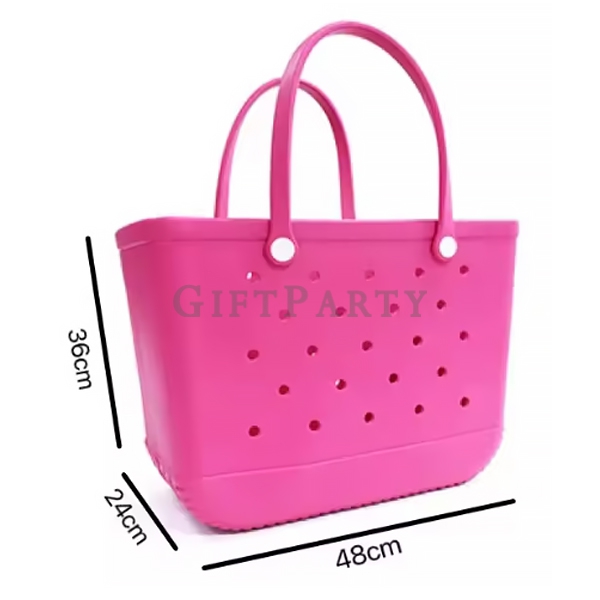 Custom Oversized Eva Foam Shoulder Handbags Rubber Silicon Tote Beach ...