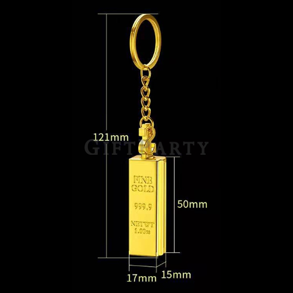 Gold Bullion Reusable Match Oil Lighter | Advertising Gifts ∣ Custom ...