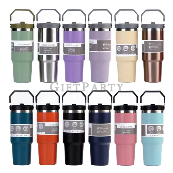 30oz Vacuum Insulated 304 Stainless Steel Tumblers Water Bottles Thermos | Advertising Gifts ∣ ...